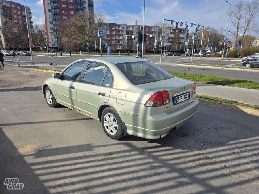 Honda Civic 2004 in Vilnius, with an engine capacity of 1.60 L and mileage of 208 thousand km for 750 €, photo 7 on AUTOMOTO.COM.LV