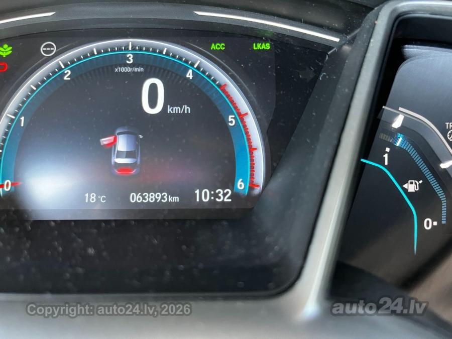 Honda Civic 2019 Kohtla-Jerve, ar dzinēja tilpumu 1.60 L un nobraukumu 64 tūkst. km par 18400 €, foto 8 vietnē AUTOMOTO.COM.LV