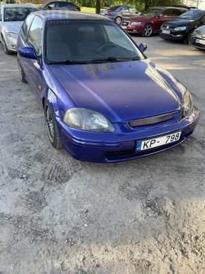 Violet Honda Civic 1998 in Jelgava, with an engine capacity of 1.60 L and mileage of 270 thousand km for 4300 €, photo 6 on AUTOMOTO.COM.LV