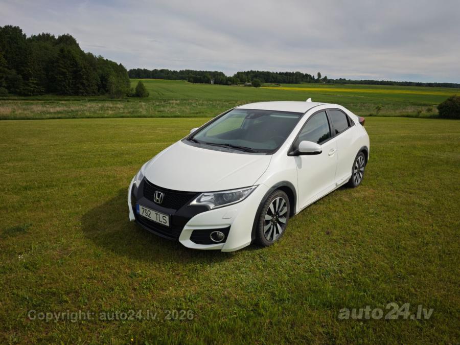 White Honda Civic 2015 in Tartu, with an engine capacity of 1.30 L and mileage of 215 thousand km for 7792 €, photo 1 on AUTOMOTO.COM.LV