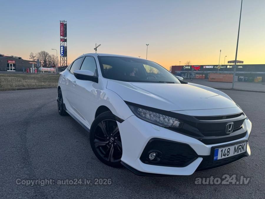 White Honda Civic 2017 in Tallinn, with an engine capacity of 1.50 L and mileage of 89 thousand km for 17000 €, photo 3 on AUTOMOTO.COM.LV