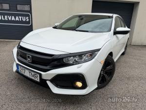 White Honda Civic 2017 in Parnu, with an engine capacity of 1.00 L and mileage of 132 thousand km for 11990 €, photo  on AUTOMOTO.COM.LV