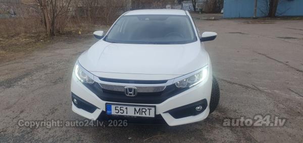 Balts Honda Civic 2017 Tallina, ar dzinēja tilpumu 1.50 L un nobraukumu 117 tūkst. km par 15300 €, foto  vietnē AUTOMOTO.COM.LV