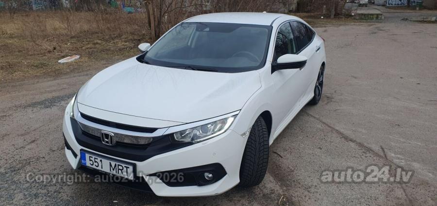 Balts Honda Civic 2017 Tallina, ar dzinēja tilpumu 1.50 L un nobraukumu 117 tūkst. km par 15300 €, foto 7 vietnē AUTOMOTO.COM.LV