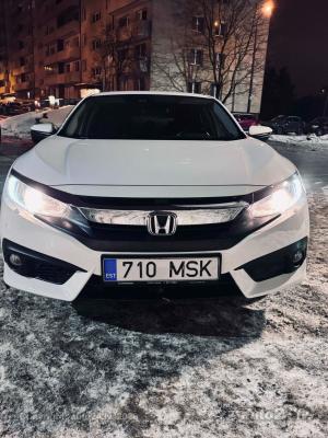 White Honda Civic 2019 in Tallinn, with an engine capacity of 1.50 L and mileage of 65 thousand km for 17490 €, photo 6 on AUTOMOTO.COM.LV