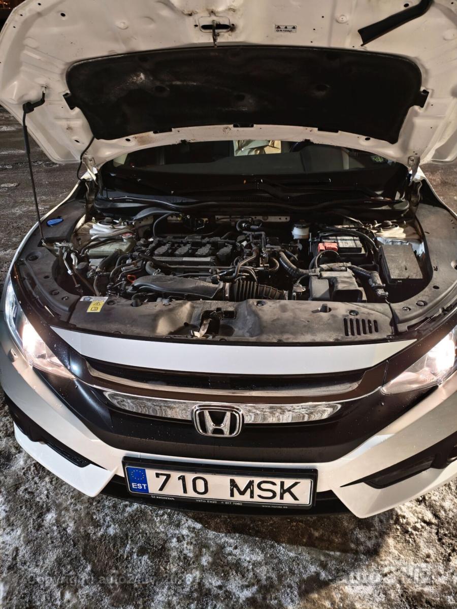 White Honda Civic 2019 in Tallinn, with an engine capacity of 1.50 L and mileage of 65 thousand km for 17490 €, photo 7 on AUTOMOTO.COM.LV