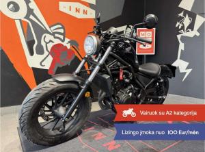 Melns Honda CMX 2019 Viļņa, ar dzinēja tilpumu 0.50 L un nobraukumu 14 tūkst. km par 4699 €, foto  vietnē AUTOMOTO.COM.LV