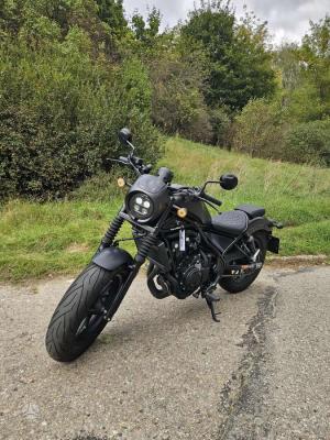 Black Honda CMX 2020 in Vilnius, with an engine capacity of 0.50 L and mileage of 19 thousand km for 4850 €, photo 9 on AUTOMOTO.COM.LV