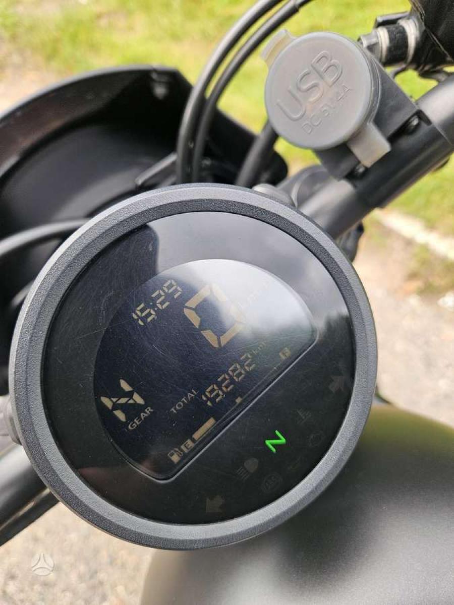 Black Honda CMX 2020 in Vilnius, with an engine capacity of 0.50 L and mileage of 19 thousand km for 4850 €, photo 14 on AUTOMOTO.COM.LV