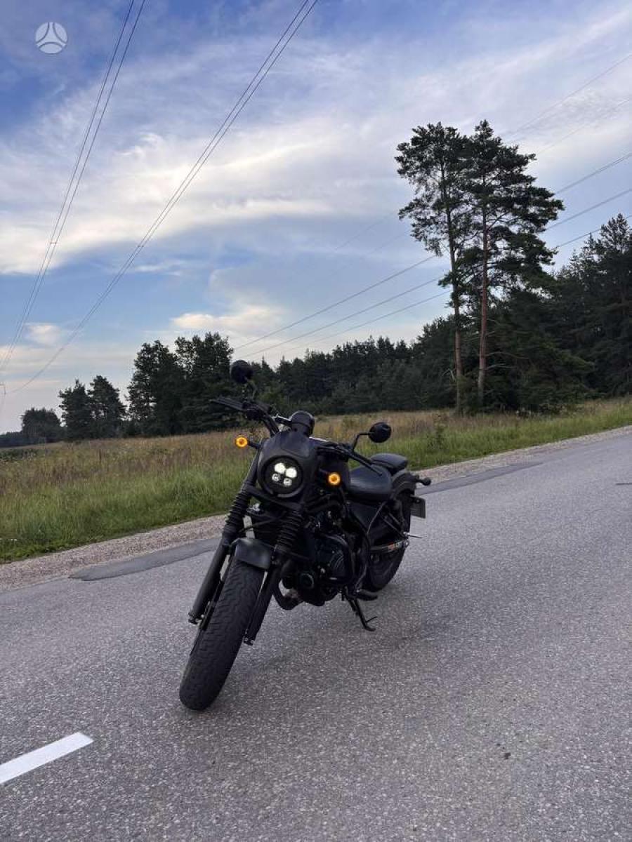 Black Honda CMX 2021 in Jonava, with an engine capacity of 0.50 L and mileage of 14 thousand km for 5699 €, photo 6 on AUTOMOTO.COM.LV