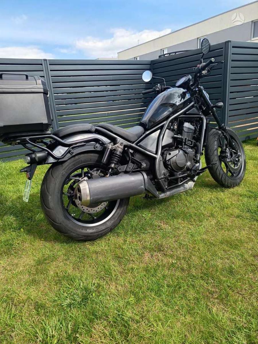 Black Honda CMX 2023 in Kaunas, with an engine capacity of 1.10 L and mileage of 23 thousand km for 5800 €, photo 4 on AUTOMOTO.COM.LV