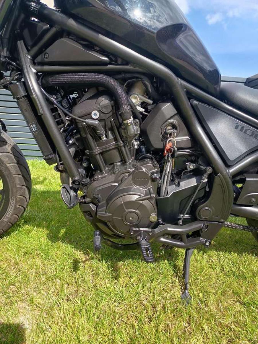 Black Honda CMX 2023 in Kaunas, with an engine capacity of 1.10 L and mileage of 23 thousand km for 5800 €, photo 9 on AUTOMOTO.COM.LV