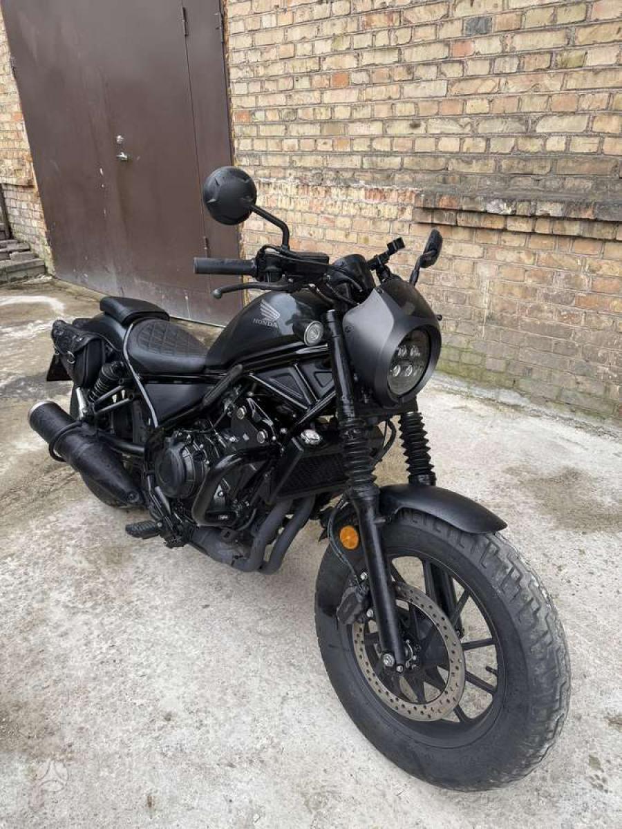 Melns Honda CMX 2024 Viļņa, ar dzinēja tilpumu 0.47 L un nobraukumu 3 tūkst. km par 6000 €, foto 1 vietnē AUTOMOTO.COM.LV