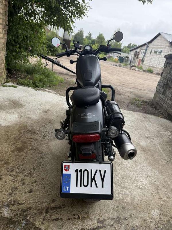 Black Honda CMX 2024 in Vilnius, with an engine capacity of 0.47 L and mileage of 3 thousand km for 6000 €, photo 4 on AUTOMOTO.COM.LV