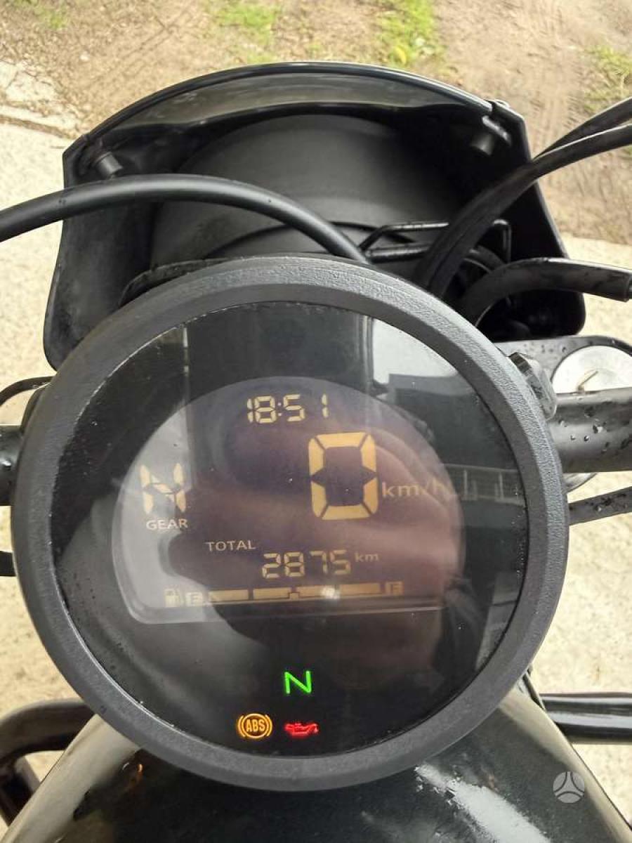 Melns Honda CMX 2024 Viļņa, ar dzinēja tilpumu 0.47 L un nobraukumu 3 tūkst. km par 6000 €, foto 6 vietnē AUTOMOTO.COM.LV