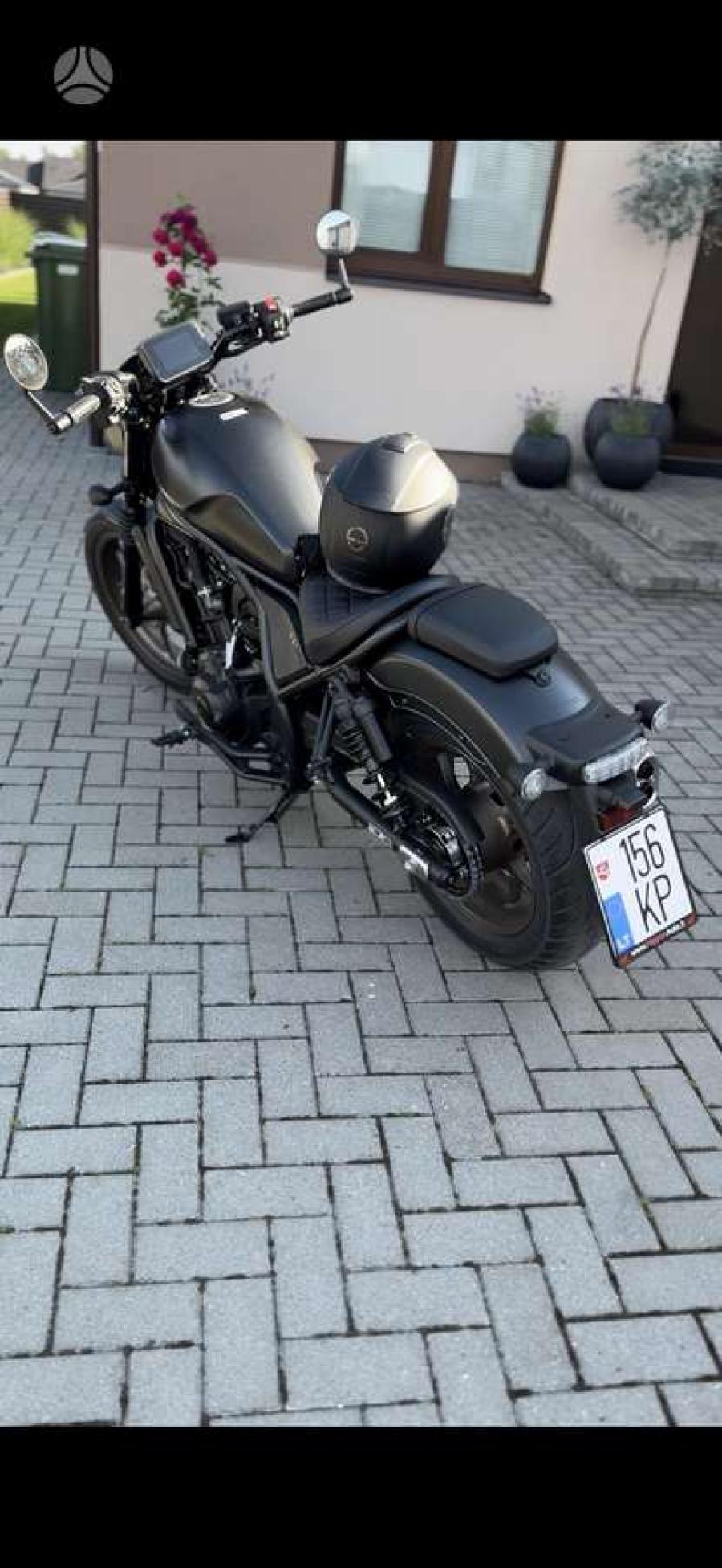 Melns Honda CMX 2025 Kauņa, ar dzinēja tilpumu 1.10 L un nobraukumu 3 tūkst. km par 9500 €, foto 5 vietnē AUTOMOTO.COM.LV