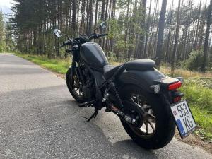 Black Honda CMX 2025 in Nemencine, with an engine capacity of 0.47 L and mileage of 6 thousand km for 6250 €, photo 4 on AUTOMOTO.COM.LV