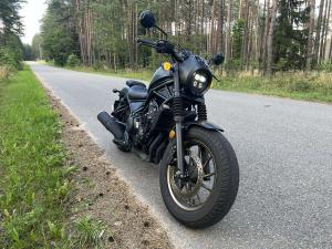 Black Honda CMX 2025 in Nemencine, with an engine capacity of 0.47 L and mileage of 6 thousand km for 6250 €, photo 7 on AUTOMOTO.COM.LV