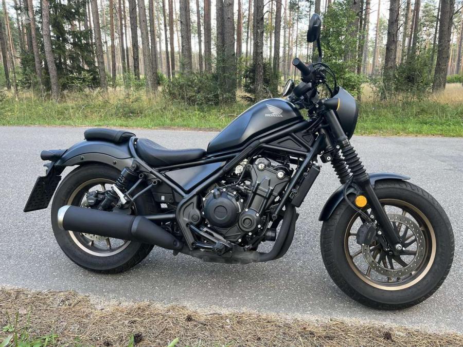 Black Honda CMX 2025 in Nemencine, with an engine capacity of 0.47 L and mileage of 6 thousand km for 6250 €, photo 8 on AUTOMOTO.COM.LV