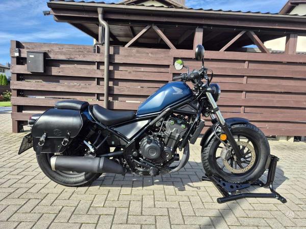 Blue Honda CMX 2021 in Vilnius, with an engine capacity of 0.50 L and mileage of 17 thousand km for 4990 €, photo 1 on AUTOMOTO.COM.LV