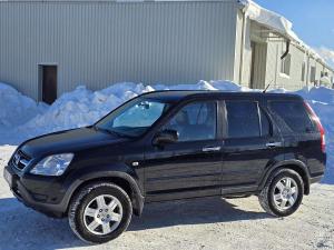 Black Honda CR-V 2004 in Siauliai, with an engine capacity of 2.00 L and mileage of 239 thousand km for 3500 €, photo  on AUTOMOTO.COM.LV