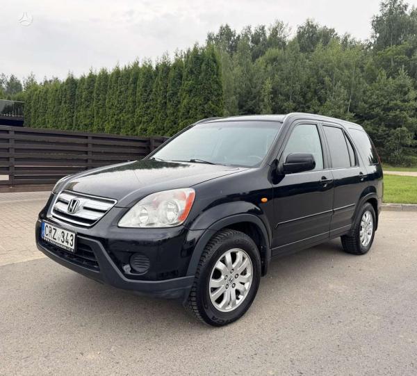 Melns Honda CR-V 2005 Viļņa, ar dzinēja tilpumu 2.40 L un nobraukumu 246 tūkst. km par 1750 €, foto 1 vietnē AUTOMOTO.COM.LV