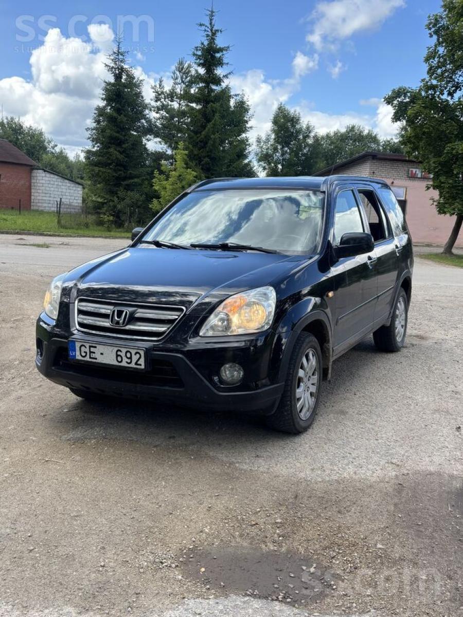 Melns Honda CR-V 2006 Rēzekne, ar dzinēja tilpumu 2.20 L un nobraukumu 245 tūkst. km par 1600 €, foto 7 vietnē AUTOMOTO.COM.LV