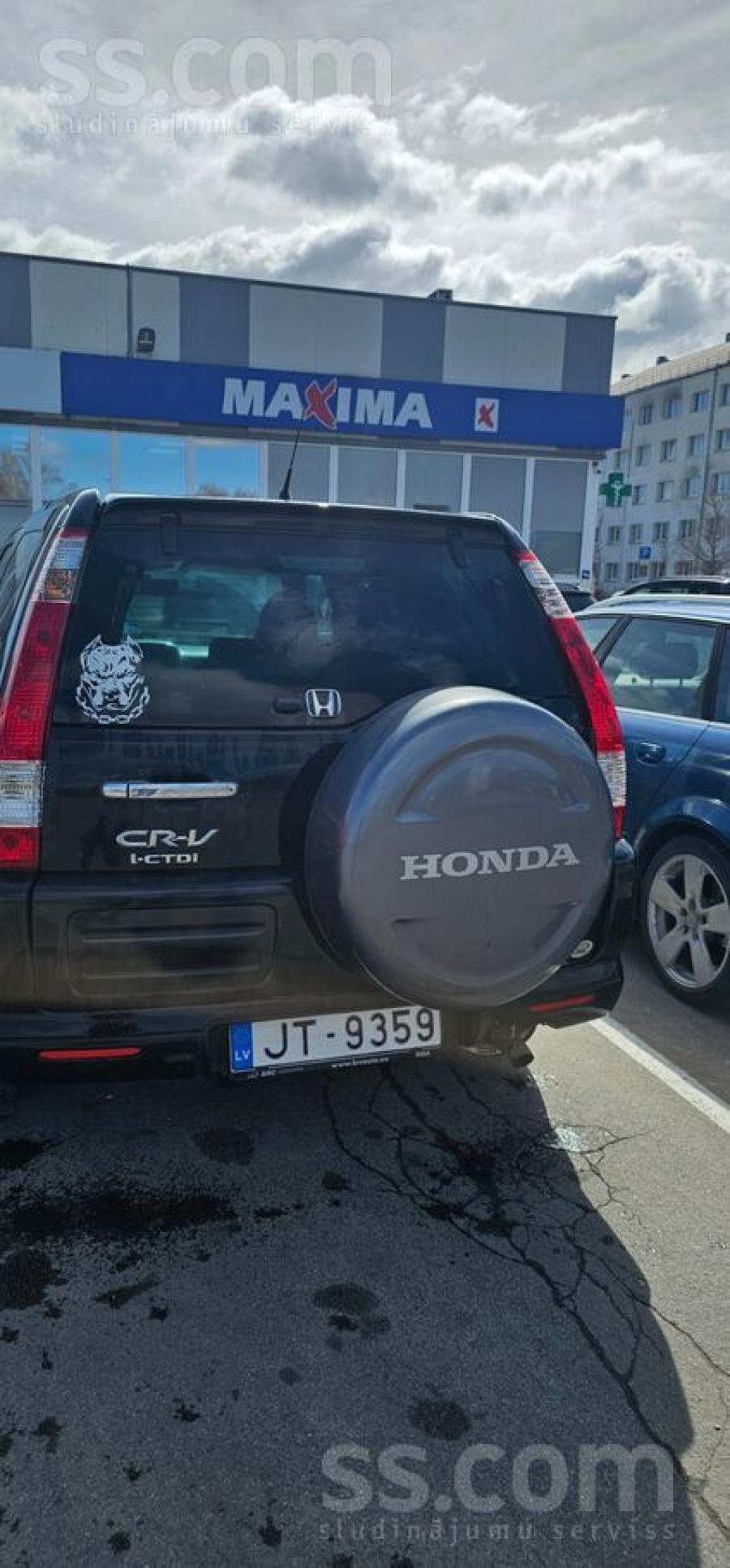 Melns Honda CR-V 2006 Rīga, ar dzinēja tilpumu 2.20 L un nobraukumu 435 tūkst. km par 952 €, foto 3 vietnē AUTOMOTO.COM.LV