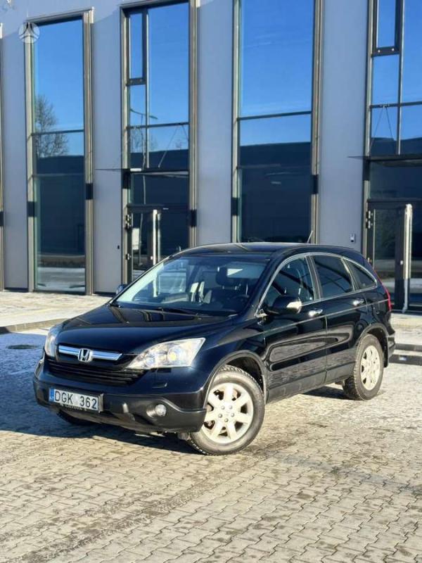 Melns Honda CR-V 2007 Viļņa, ar dzinēja tilpumu 2.00 L un nobraukumu 225 tūkst. km par 4950 €, foto 1 vietnē AUTOMOTO.COM.LV