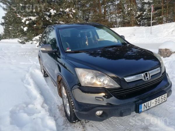 Melns Honda CR-V 2007 Daugavpils, ar dzinēja tilpumu 2.20 L un nobraukumu 321 tūkst. km par 4800 €, foto 1 vietnē AUTOMOTO.COM.LV