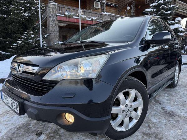 Black Honda CR-V 2007 in Kaunas, with an engine capacity of 2.00 L and mileage of 279 thousand km for 4950 €, photo 1 on AUTOMOTO.COM.LV