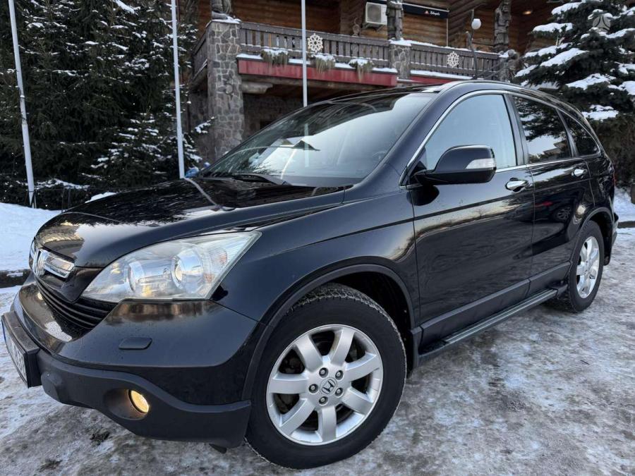 Black Honda CR-V 2007 in Kaunas, with an engine capacity of 2.00 L and mileage of 279 thousand km for 4950 €, photo 18 on AUTOMOTO.COM.LV