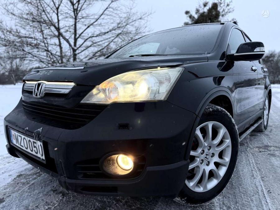 Black Honda CR-V 2007 in Kaunas, with an engine capacity of 2.00 L and mileage of 278 thousand km for 5750 €, photo 12 on AUTOMOTO.COM.LV