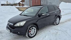 Black Honda CR-V 2007 in Utena, with an engine capacity of 2.20 L and mileage of 400 thousand km for 3890 €, photo 13 on AUTOMOTO.COM.LV
