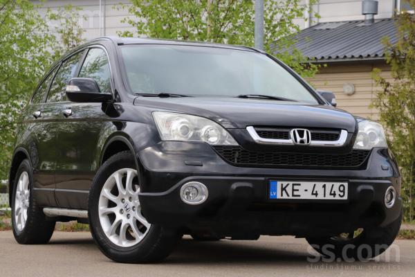 Melns Honda CR-V 2007 Tukums, ar dzinēja tilpumu 2.20 L un nobraukumu 283 tūkst. km par 4290 €, foto 1 vietnē AUTOMOTO.COM.LV