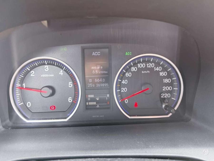 Melns Honda CR-V 2007 Švenčionys, ar dzinēja tilpumu 2.20 L un nobraukumu 270 tūkst. km par 5200 €, foto 19 vietnē AUTOMOTO.COM.LV