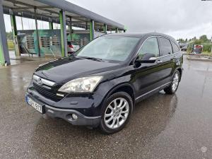 Black Honda CR-V 2007 in Utena, with an engine capacity of 2.20 L and mileage of 370 thousand km for 2450 €, photo  on AUTOMOTO.COM.LV