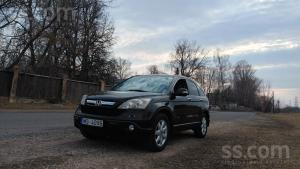 Black Honda CR-V 2008 in Riga, with an engine capacity of 2.20 L and mileage of 316 thousand km for 3800 €, photo  on AUTOMOTO.COM.LV
