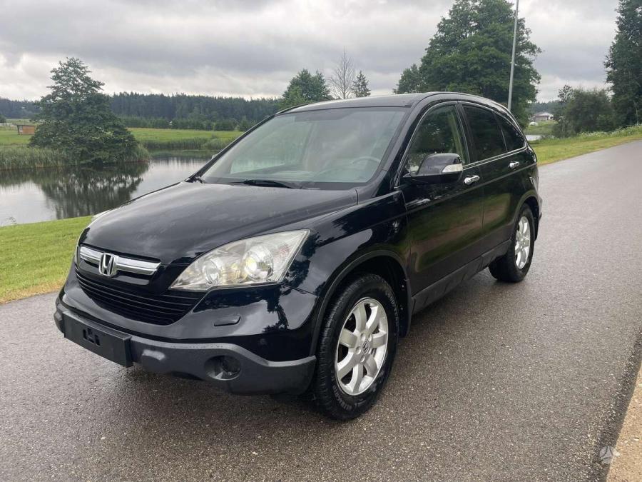 Melns Honda CR-V 2008 Viļņa, ar dzinēja tilpumu 2.20 L un nobraukumu 285 tūkst. km par 2850 €, foto 1 vietnē AUTOMOTO.COM.LV