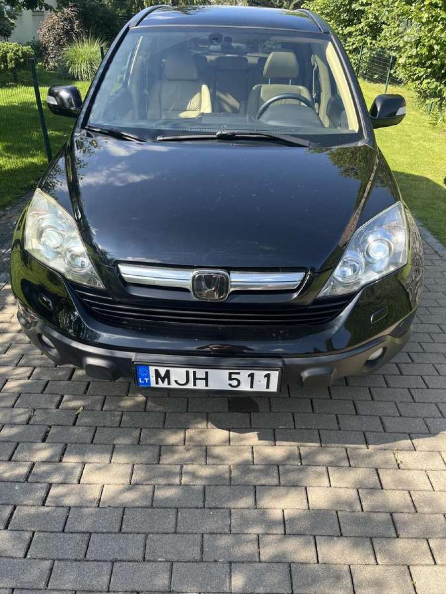 Black Honda CR-V 2008 in Kaunas, with an engine capacity of 2.00 L and mileage of 297 thousand km for 6000 €, photo 6 on AUTOMOTO.COM.LV