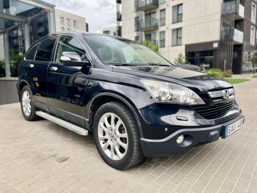 Melns Honda CR-V 2008 Viļņa, ar dzinēja tilpumu 2.20 L un nobraukumu 305 tūkst. km par 3950 €, foto 8 vietnē AUTOMOTO.COM.LV