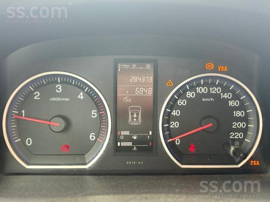 Melns Honda CR-V 2009 Kuldīga, ar dzinēja tilpumu 2.20 L un nobraukumu 284 tūkst. km par 3990 €, foto 16 vietnē AUTOMOTO.COM.LV