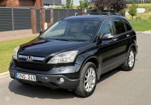Black Honda CR-V 2009 in Vilnius, with an engine capacity of 2.00 L and mileage of 219 thousand km for 3450 €, photo  on AUTOMOTO.COM.LV