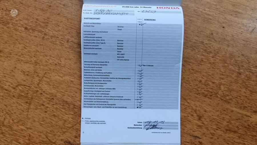 Melns Honda CR-V 2012 Viļņa, ar dzinēja tilpumu 2.20 L un nobraukumu 139 tūkst. km par 8200 €, foto 13 vietnē AUTOMOTO.COM.LV