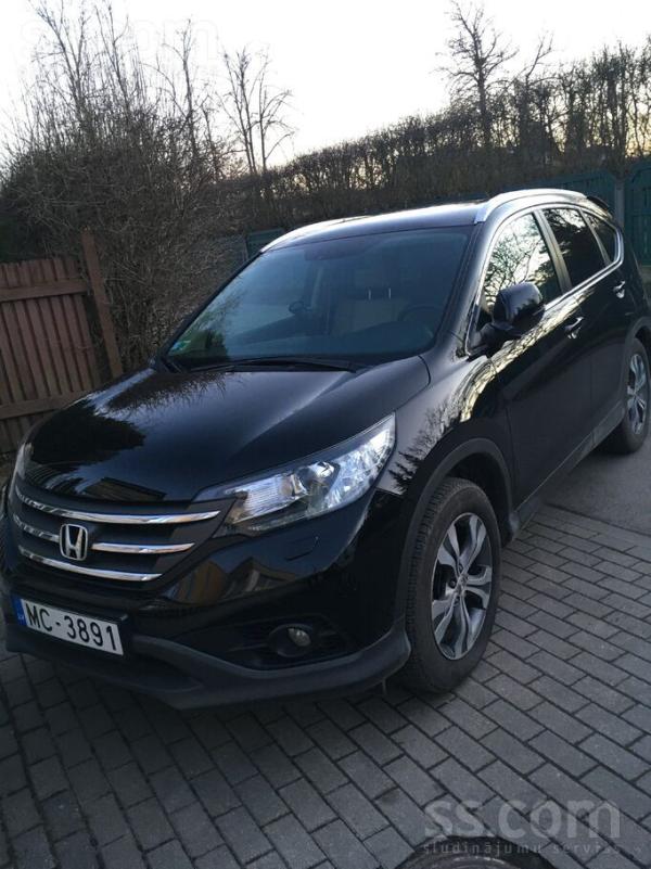 Melns Honda CR-V 2013 Rīga, ar dzinēja tilpumu 2.20 L un nobraukumu 278 tūkst. km par 8500 €, foto 1 vietnē AUTOMOTO.COM.LV