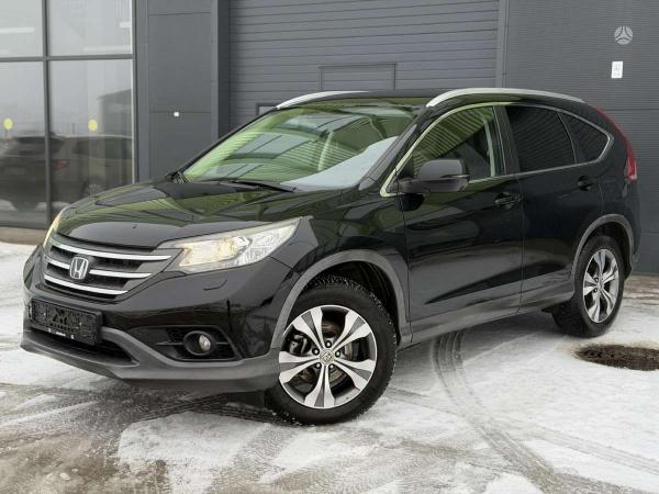 Melns Honda CR-V 2013 Viļņa, ar dzinēja tilpumu 2.20 L un nobraukumu 260 tūkst. km par 11999 €, foto 1 vietnē AUTOMOTO.COM.LV