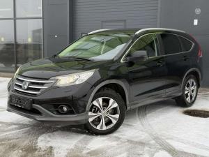 Melns Honda CR-V 2013 Viļņa, ar dzinēja tilpumu 2.20 L un nobraukumu 260 tūkst. km par 11999 €, foto  vietnē AUTOMOTO.COM.LV