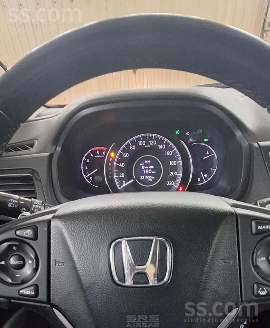 Melns Honda CR-V 2013 Rīga, ar dzinēja tilpumu 2.20 L un nobraukumu 225 tūkst. km par 10500 €, foto 7 vietnē AUTOMOTO.COM.LV