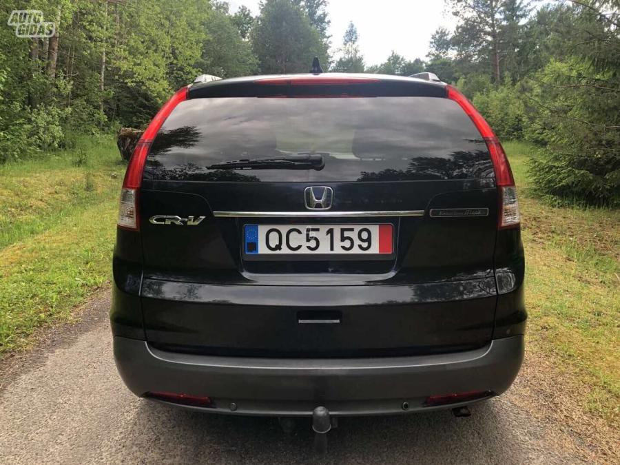 Black Honda CR-V 2013 in Utena, with an engine capacity of 2.20 L and mileage of 255 thousand km for 7900 €, photo 10 on AUTOMOTO.COM.LV