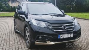 Melns Honda CR-V 2013 Ogre, ar dzinēja tilpumu 2.20 L un nobraukumu 362 tūkst. km par 8500 €, foto 5 vietnē AUTOMOTO.COM.LV